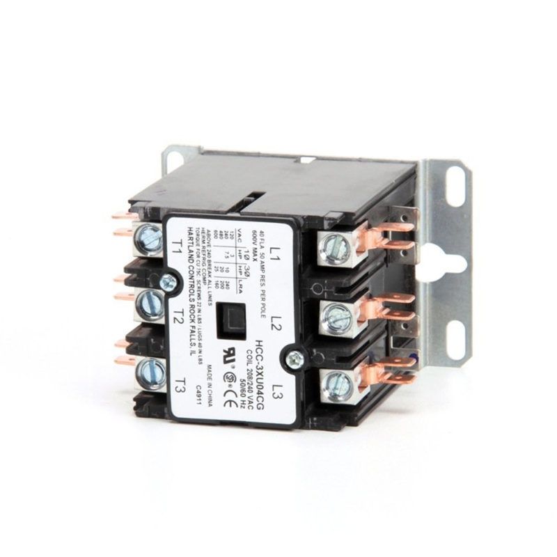 3 Poles Definite Purpose Contactor 24VAC 50/60Hz FLA 40 RES 50